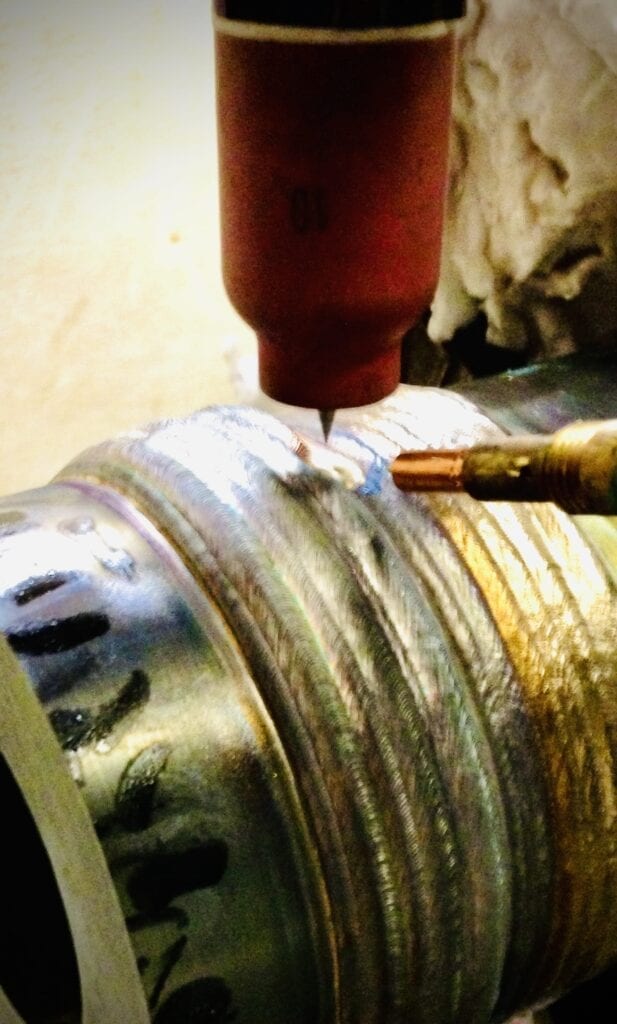 (5) 625 Inconel on 4130 - Spooltech | Engineering & Fabrication Solutions