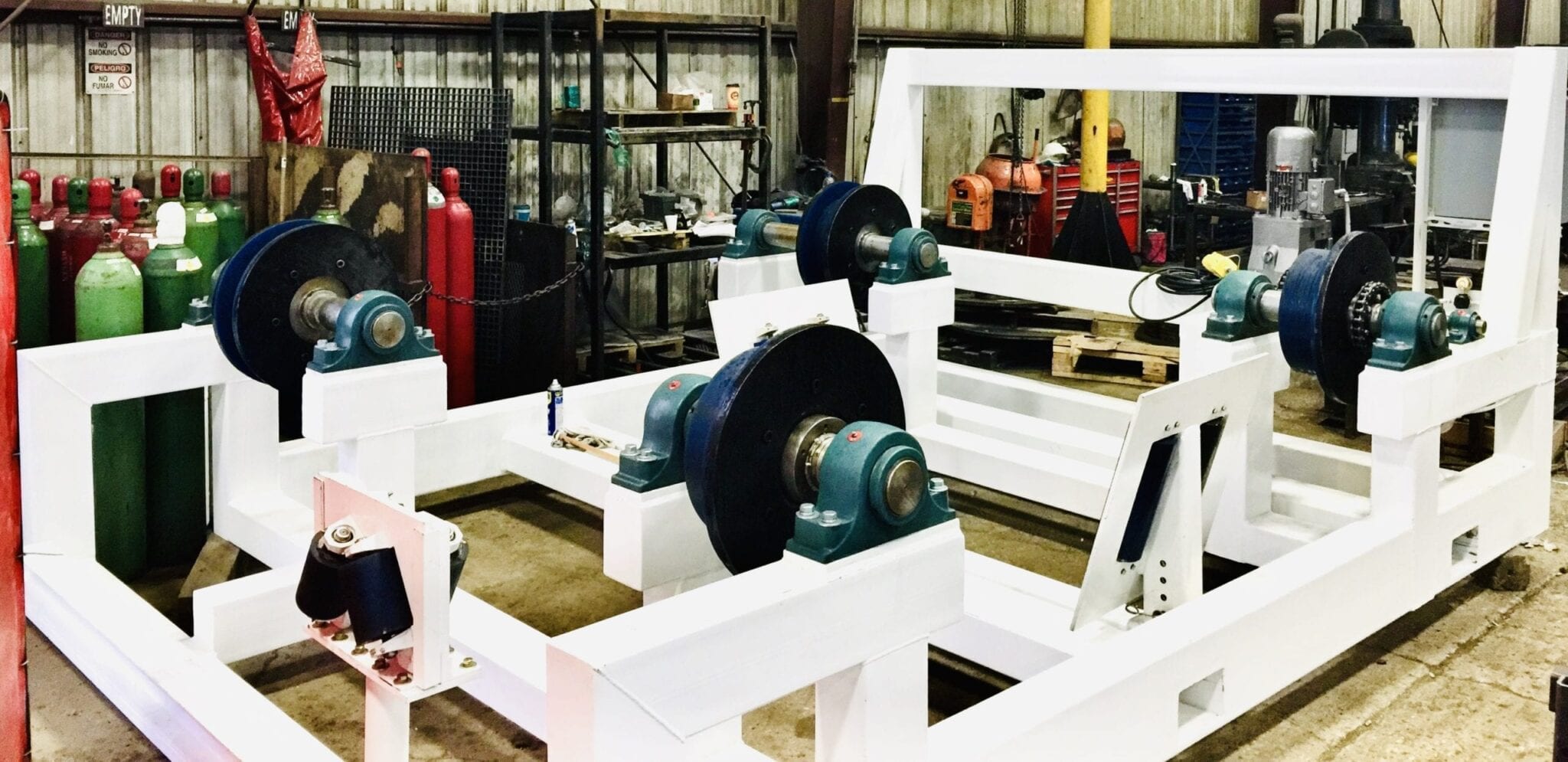 91 Spool Under Rollers | Spooltech | Engineering & Fabrication Solutions