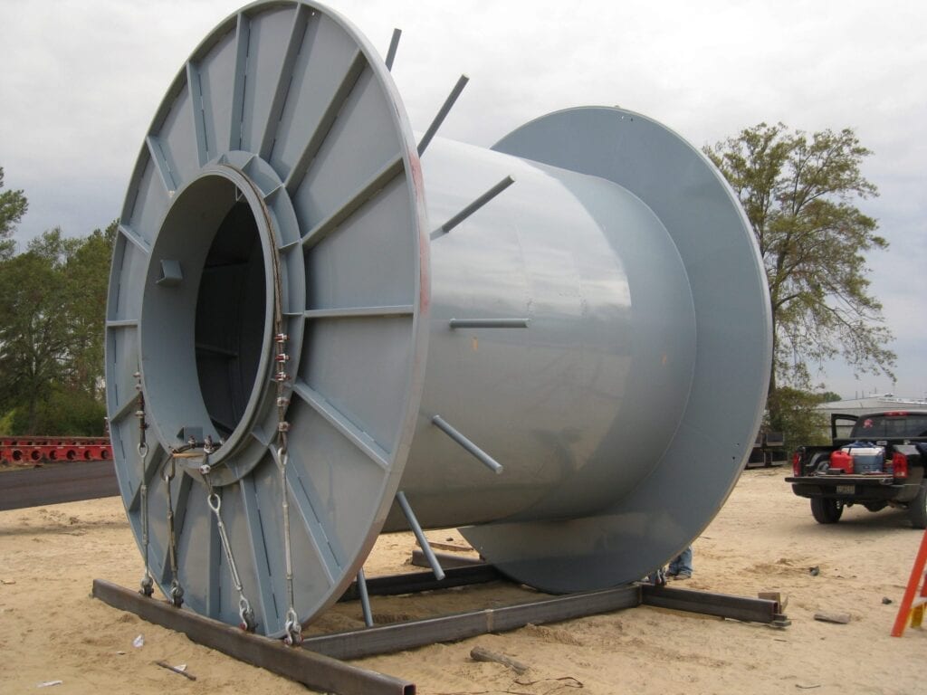 Large Umbilical Spool with Divider- Spooltech - Spooltech | Engineering ...